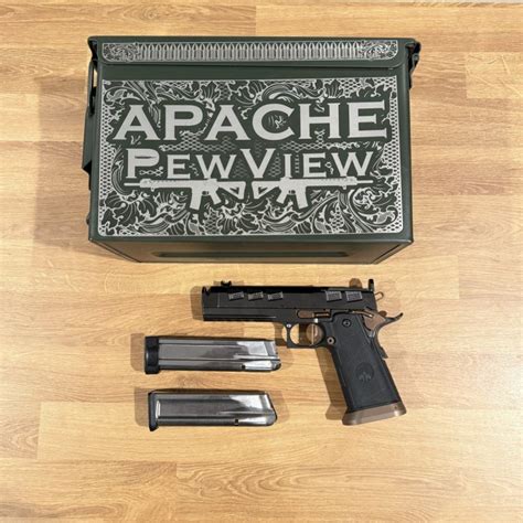 Item Gone Fs Unfired Watchtower Apache Double Stack 1911 Pew View 9mm Item Gone Fs Unfired Watchtower Apache Double Stack 1911 Pew View 9mm