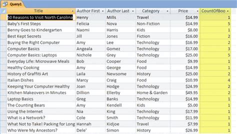 Access 2007 Using Queries To Make Data Meaningful Part 2