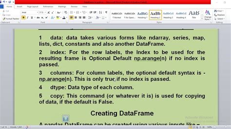 dataframe in python youtube