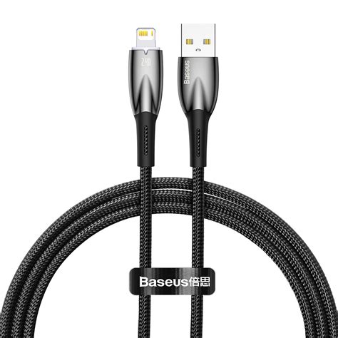 Usb A Lightning Кабель Baseus Glimmer Charging Data 2 4a 1 2m Black купить по 4 000