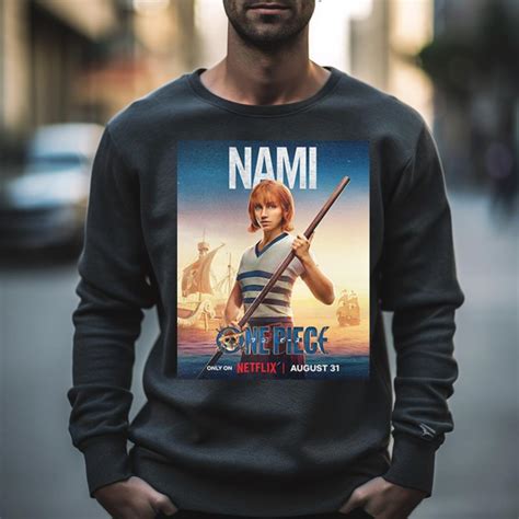 Nami One Piece Live Action Netflix Poster T Shirt Hersmiles