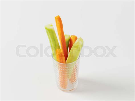 Cucumber And Carrot Sticks Stock Image Colourbox