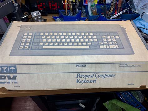 IBM Model XT Front Case Barrels Number Pad Key And Original Cardboard Box ClickyKeyboards