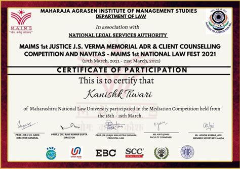 Kanishk Tiwari On Linkedin Law Experience Adr