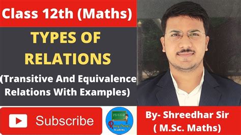 class 12 mathematics relations and functions part 5 types of
