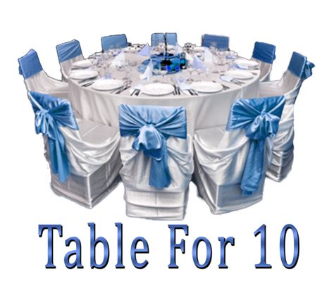 Nf Table For 10 Buffalo Black Achievers