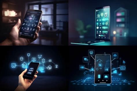 Premium Photo Smart Home Controlled Smartphone Internet Of Things Technology Of Home