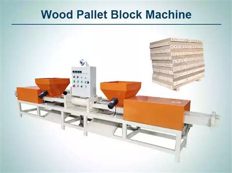 Wood Pallet Block Machine Sawdust Blocks Press Extruder
