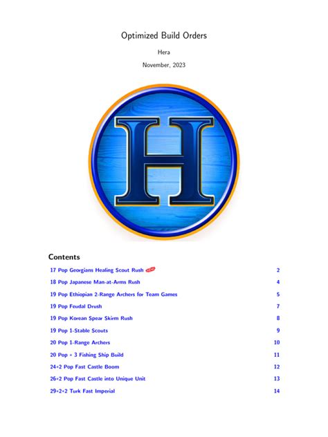 hera build orders 2023 11 1 pdf archery castle