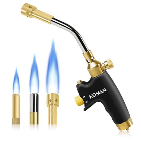 Mua Koman Propane Torch Head Kit With 3 Nozzles High Intensity Trigger Start Mapp Gas Torch