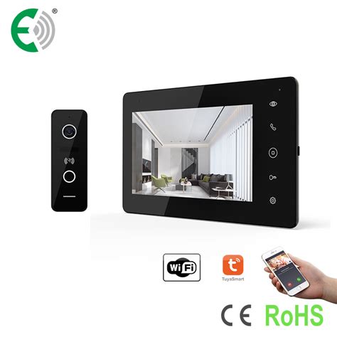 UTP IP 7 WiFi Touch Screen Intercom Video Doorphone Supports ID Cards Unlock China Video