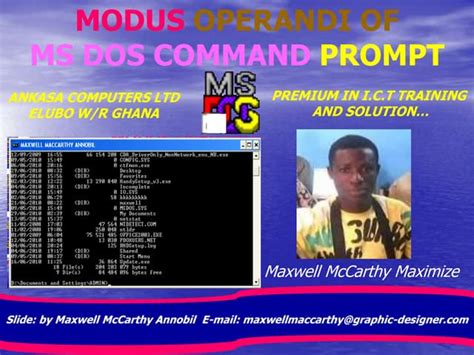 Learning Ms Dos Basic Ppsx Operating Systems Computer Software And Applications