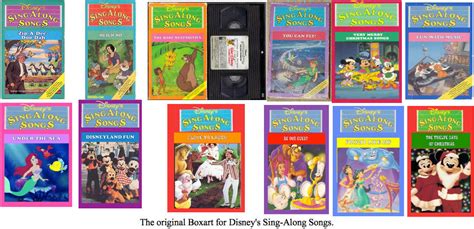 Disneys Sing Along Songs 1986 1993 Boxart By Buddyboy600 On Deviantart