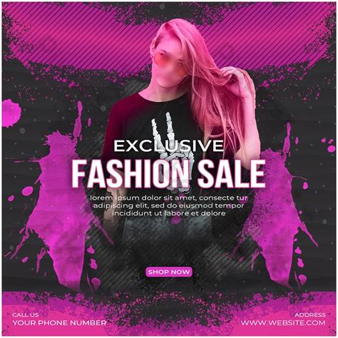 지역 패션 판매 소셜 미디어 게시물 배너 디자인 템플릿 Psd 무료 다운로드 Pikbest