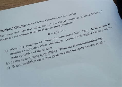 Solved 20 Pts Related Topics Controllability