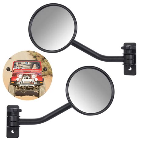 Upgraded Mirrors Doors Off Compatible With Jeep Doorless Wide Vision Mirrors For Safe Doors Off