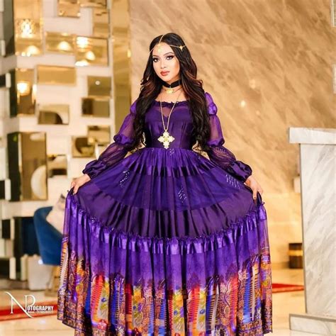 Eritrean And Ethiopian Habesha Traditional Dress East Afro Dress