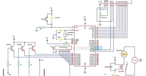 water level controller using 8051 microcontroller ~ engineering projects