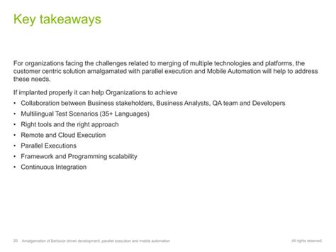 Amalgamation Of Bdd Parallel Execution And Mobile Automation Ppt