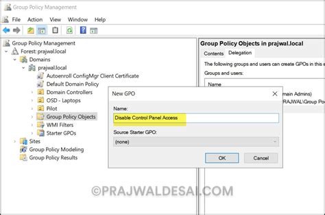 How To Disable Control Panel Using Group Policy