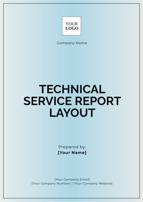 Free Installation Service Report Template To Edit Online