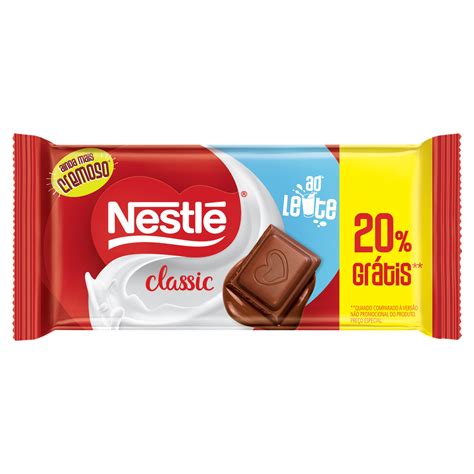Chocolate Ao Leite Nestlé Classic 80g 20 Super Koch