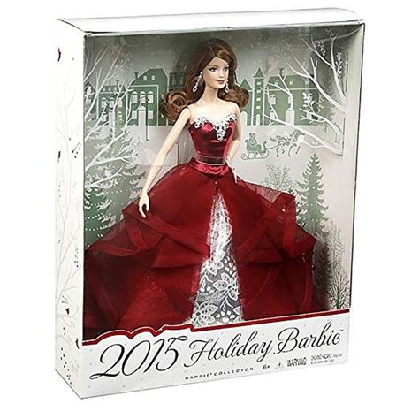 Barbie Collector 2015 Holiday Doll Auburn Holiday Barbie Collection