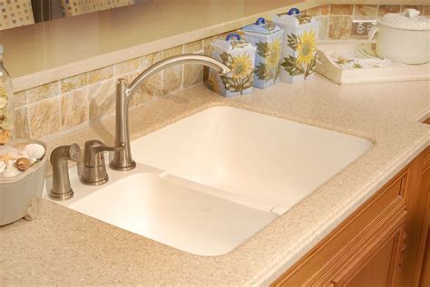 Solid Surface Bathroom Countertops With Integrated Sinks Artcomcrea