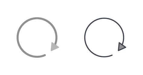 Cycle Arrow Icon Vector Art At Vecteezy