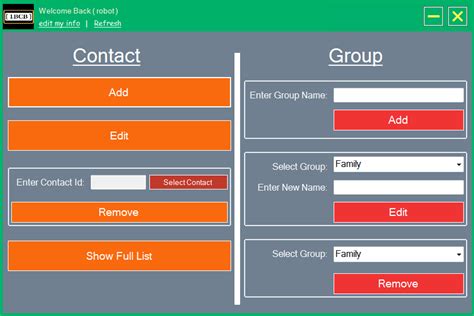 Vbnet Contact Management System Source Code C Javaphp