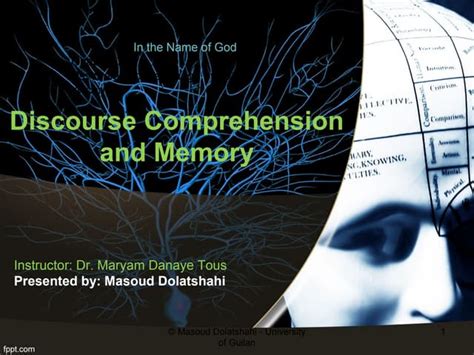 Psycholinguistics Discourse Comprehension And Memory Ppt