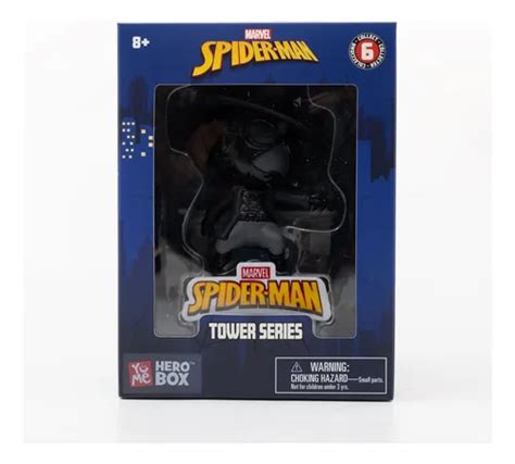 Spiderman 8 Cms Con Escenario Edificio Spider Man Noir Cuotas Sin