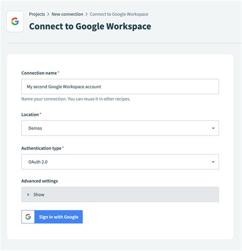 Google Workspace Workato Docs