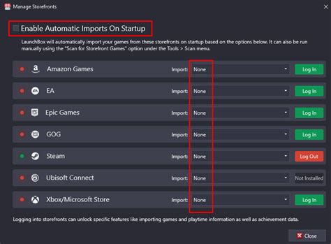 turn off auto importing of windows steam installed games troubleshooting launchbox community