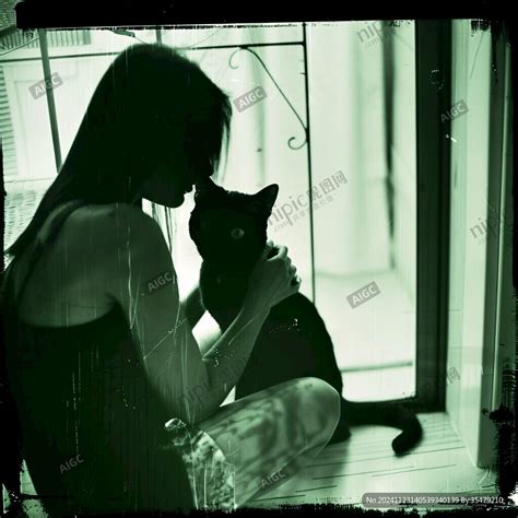 Ai创作图少女与猫 撸猫的女孩 猫之恋 撸猫的人 女孩与猫咪 凝望窗外 猫恋人 偎倚 一人一猫幸福 猫的情人 喵星人的爱情 与猫对视 依偎门口 转身看我的黑猫 宠物故事 昵图网