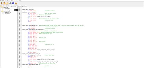 the project is to use the uart feature in the plp