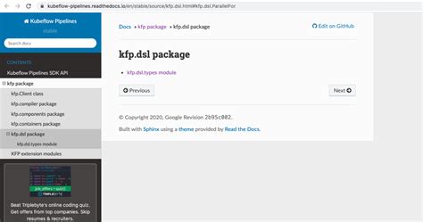 Parallelfor Links To Blank Page On Documentation · Issue 2502 · Kubeflowwebsite · Github