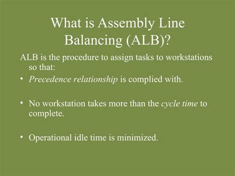 22d2 optimal assembly line balancing222 ppt
