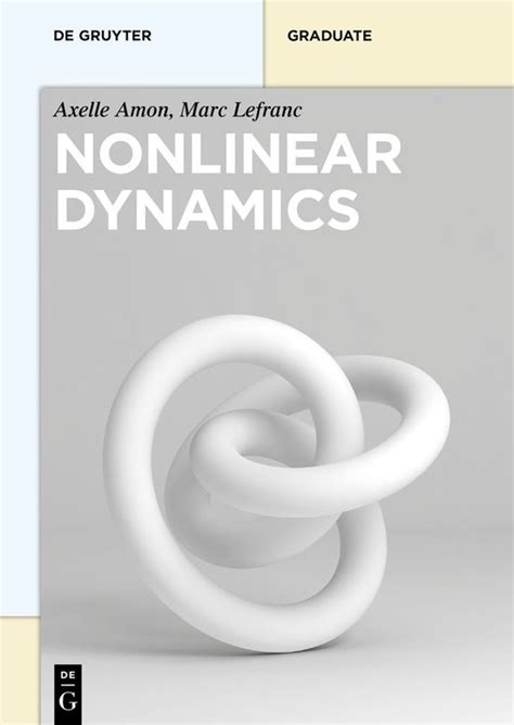 De Gruyter Textbook Nonlinear Dynamics 9783110677867 Axelle Amon