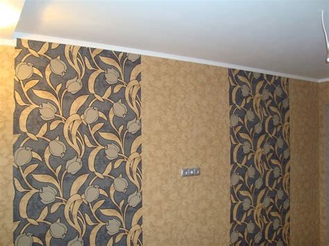 Идеи поклейки обоев двух видов 70 фото