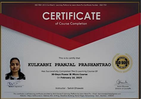 Powerbi Dataanalytics Datavisualization Lifelonglearning… Pranjal Kulkarni