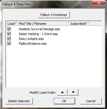Fallout Ships With It S Own Mod Manager Fallout General Discussion LoversLab
