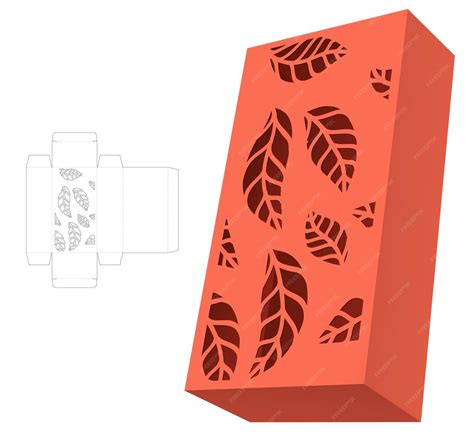 Premium Vector Packaging Box Die Cut Template And 3d Mockup