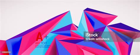 벡터 삼각형 기하학적 배경입니다 라이트 배경에 낮은 폴리 3d 모양 커버 배너 전단지 및 포스터 및 기타 디자인에 대한 벡터