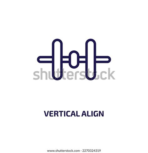 Vertical Align Icon User Interface Collection Stock Vector Royalty Free 2270324319 Shutterstock