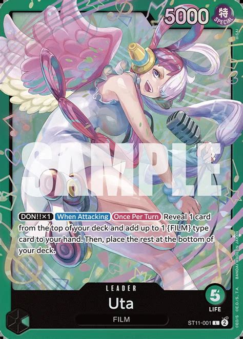 ST11 001 P1 Uta One Piece Card Game Card OnePiece Gg