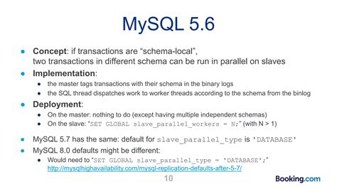 The Full Mysql And Mariadb Parallel Replication Tutorial Ppt