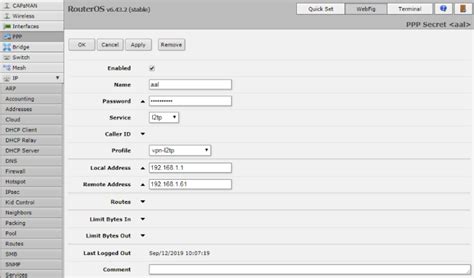 Setup L TP IPSec In MikroTik Project Flakes