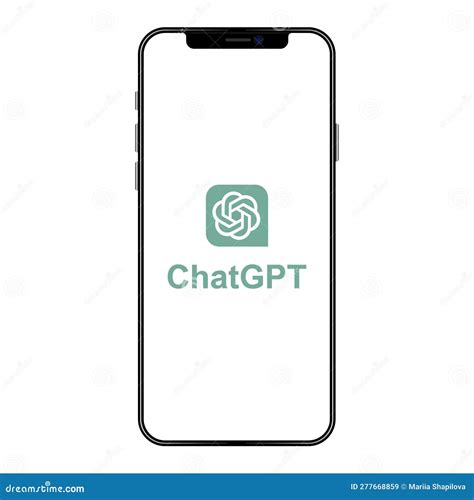 Ai Chatbot Chatgpt Logo On Phone Screen Editorial Stock Image Illustration Of Icon Digital