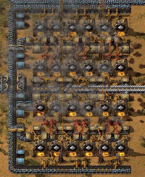 Wide Smeltery Good Long Smeltery Bad R Factorio
